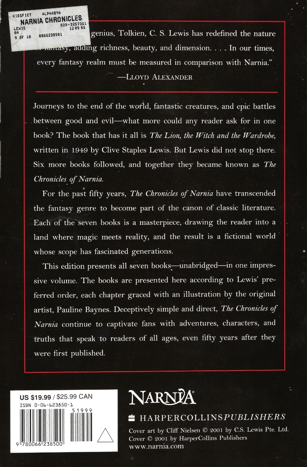 The Chronicles of Narnia by C. S. Lewis (2001, Trade Paperback) for sale online | eBay