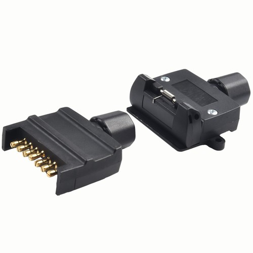 7 Pin Flat Trailer Connector for Caravan Boat Easy and Quick ...