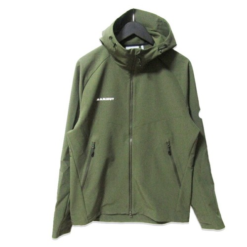 Mammut Softshell Jacket Men's L Olive Green Waterproof Windproof Used ...