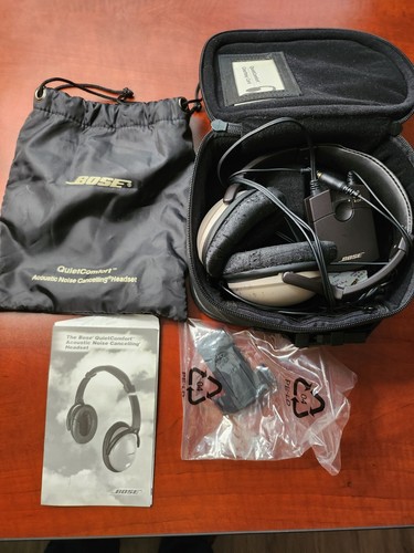 Bose QC1 Quiet Comfort Wired Over Ear Noise Cancelling Headphones | eBay