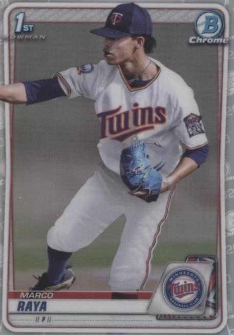 2020 Bowman Draft - Chrome Marco Raya #BD-63 Refractor (RC) for sale ...