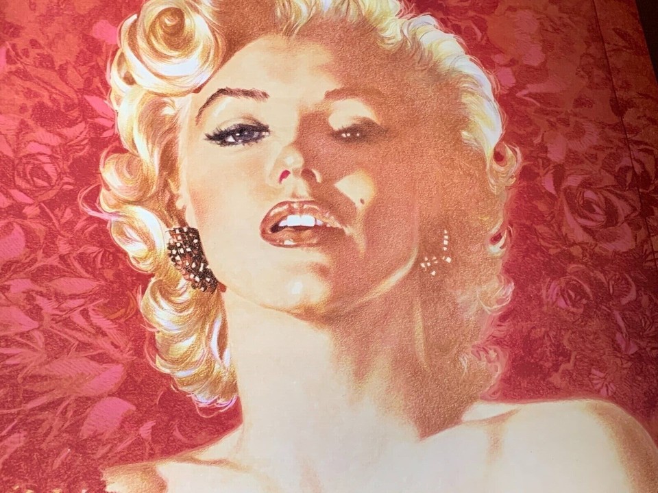 MARILYN MONROE 1987 VINTAGE ORIGINAL BEAUTIFUL POSTER By ROGER RICHMAN ...