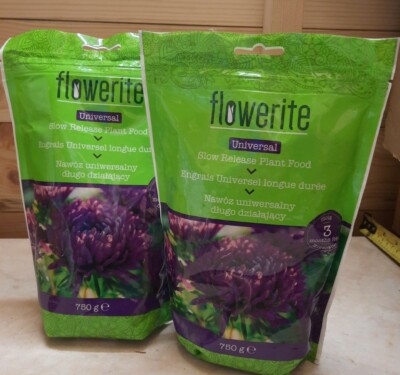 2x FLOWERITE 750g Plant Feed Water Soluble Slow Release Food, flowering ...