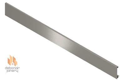 Blum Stainless Steel LEGRABOX Internal Drawer Fascia 98mm Cut to Size ...