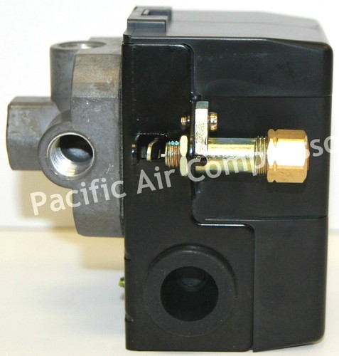 2E21-AF276CM REPLACEMENT PRESSURE SWITCH. FOUR PORT. 95-125 PSI, 120/ ...
