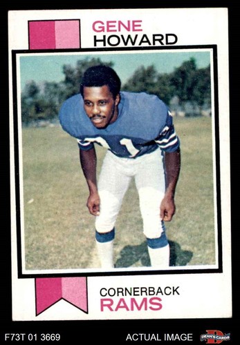 1973 Topps #324 Gene Howard Rams Langston 3 - VG F73T 01 3669 | eBay
