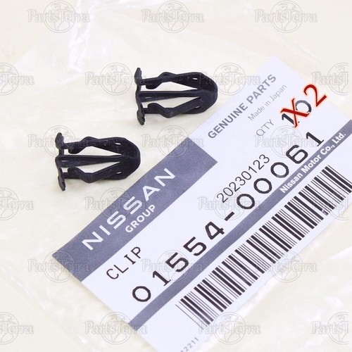 SET of TWO Genuine NISSAN / INFINITI Windshield Pillar Trim Clips 01554 ...