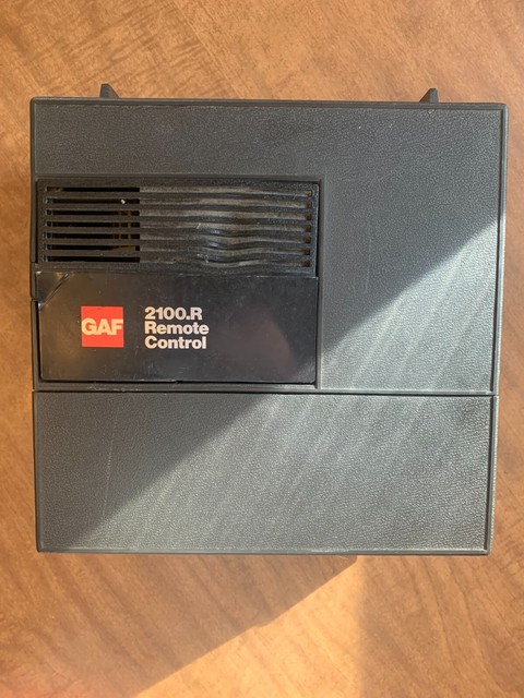 Vintage GAF Slide Projector 2100R Remote Control Model 386-m8 for sale ...