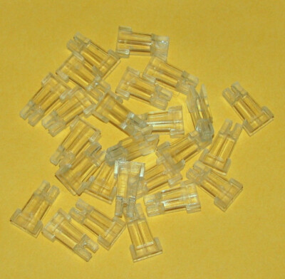 25 Clear REPLACEMENT CLIPS for #3 Bottom Chain on Vertical Blind Fabric ...