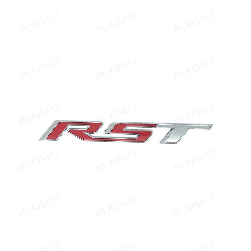 1PC Tailgate Rear RST Emblem Fit 2021-2024 Chevrolet Tahoe Suburban ...