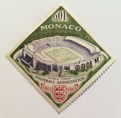 Monaco Football Association 1863 - 1963 Stamp | eBay UK