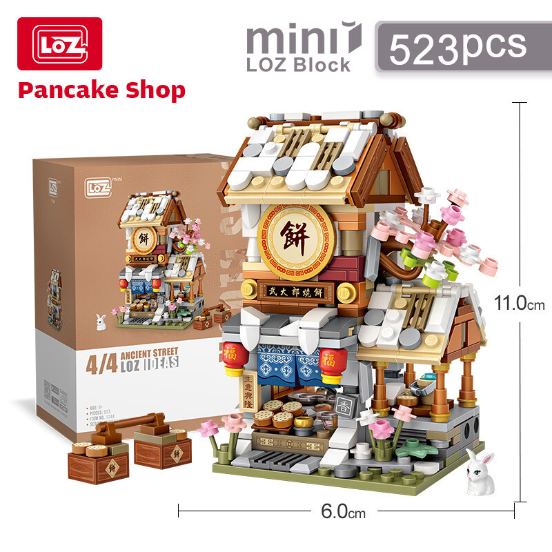 LOZ Mini Blocks Sets Food Street View Building Blocks Micro Bricks with ...