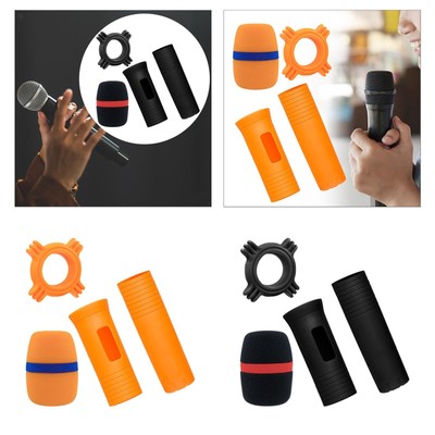 Mic Protection Sleeves with Sponge Foam Mic Windscreen and Mic Anti ...
