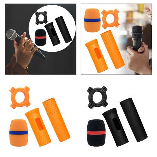 Mic Protection Sleeves with Sponge Foam Mic Windscreen and Mic Anti ...