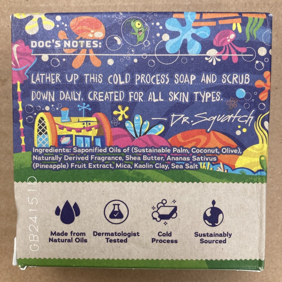 Dr. Squatch Limited Edition NAUTICAL NONSENSE Natural Soap Bar ...