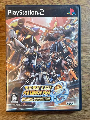 SONY PLAYSTATION PS2 Japan SUPER ROBOT TAISEN OG ORIGINAL GENERATIONS ...