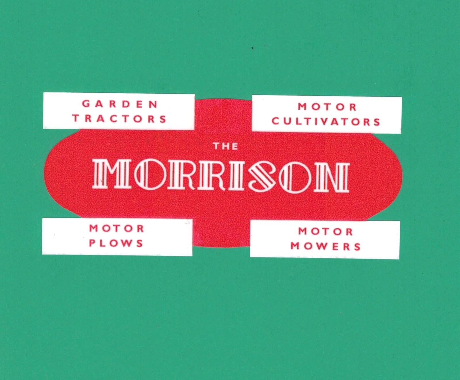 Morrison Vintage Cylinder Mower Repro 1950s Petrol Tank Decal | eBay