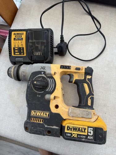 Dewalt DCH273 18V XR Brushless SDS Plus Rotary Hammer Drill 5ah Battery ...
