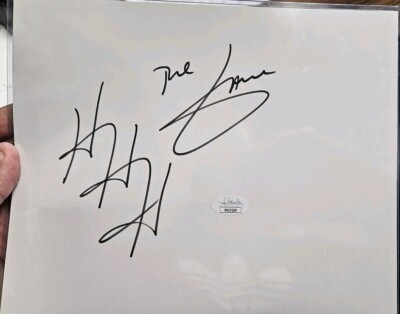 Triple H signed The Game signed HHH signed 8x10 JSA CERT AND MATCHING ...