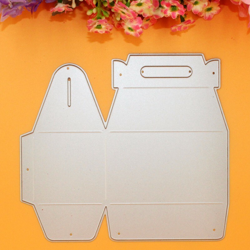 Box Metal Cutting Dies Scrapbooking Paper Crafts Embossing Stencils Die ...