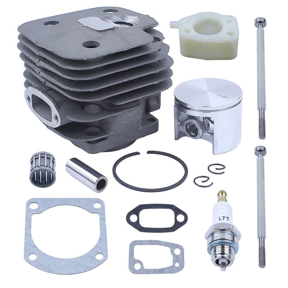 52mm Cylinder Piston Gasket Spark Plug Kit For Jonsered 630 630 Super ...
