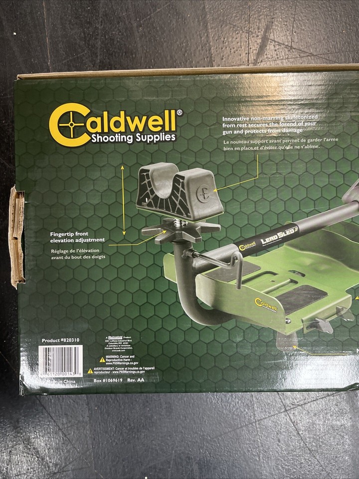 Caldwell 820310 Lead Sled 3 Rifle Shooting Rest NIB | eBay