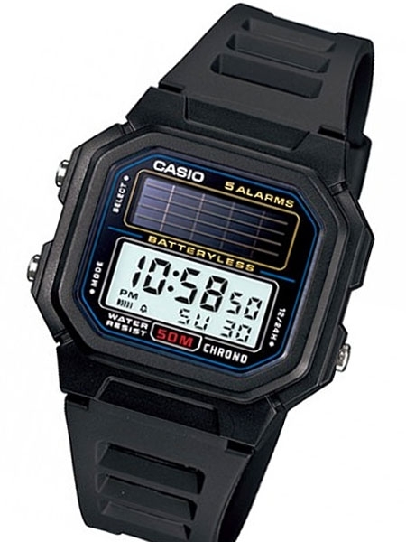 Casio New Original AL-190W-1AV Solar Powered Mens Watch Black AL-190 ...