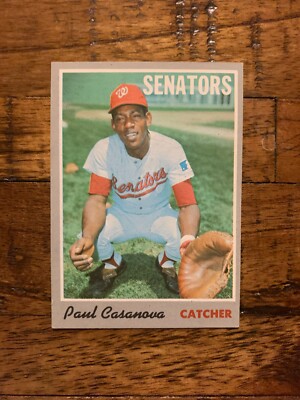 1970 TOPPS BASEBALL PAUL CASANOVA #84 NRMT | eBay