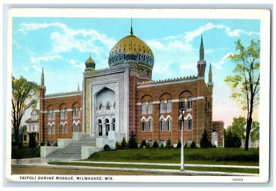 c1920's Tripoli Shrine Mosque Finest Structure Milwaukee Wisconsin WI ...