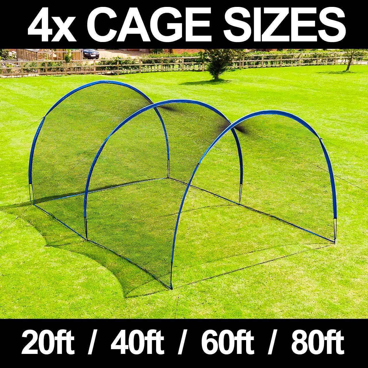 FORTRESS Pop-Up Cricket Batting Net - Garden Cricket Cage Home Batting ...