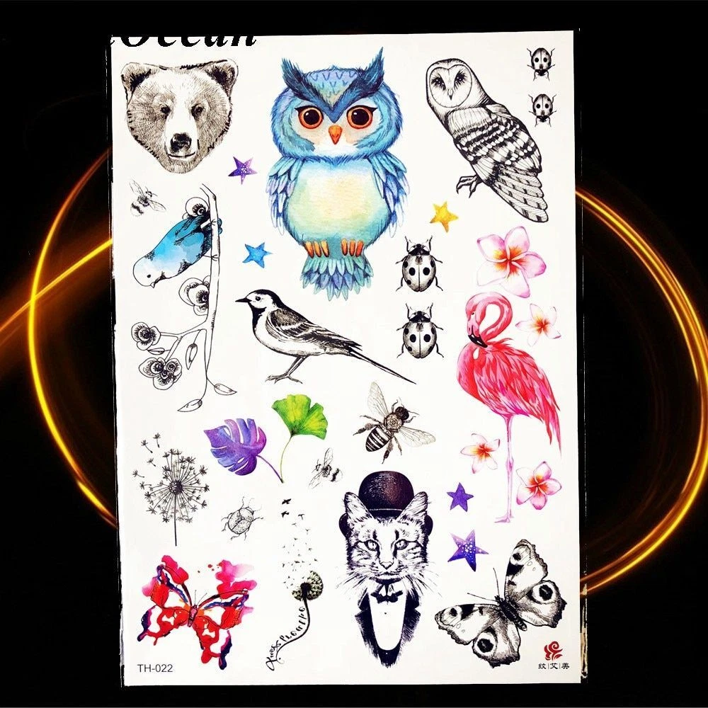 Cartoon Crow Tattoo