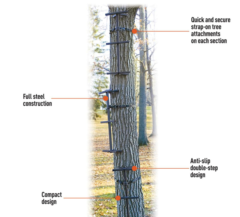 Portable 32" Climbing Sticks Outdoor Hunting Sport Tree Stand Ladder ...