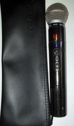 SHURE LX2-CV 208.200 MHz Wireless Handheld Microphone for L4, LX4 CV ...