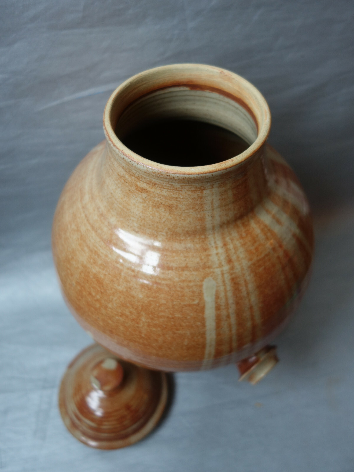 Daniel Auger (1929-2019) Saint-Amand-en-Puisaye vinaigrier en grès ...