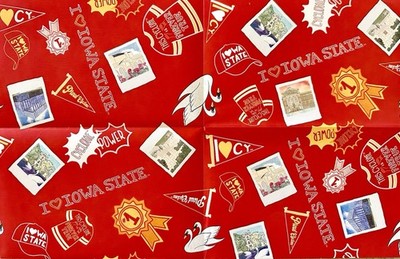 Iowa State University ISU Cyclones Gift Wrapping Paper (18”x23 ...