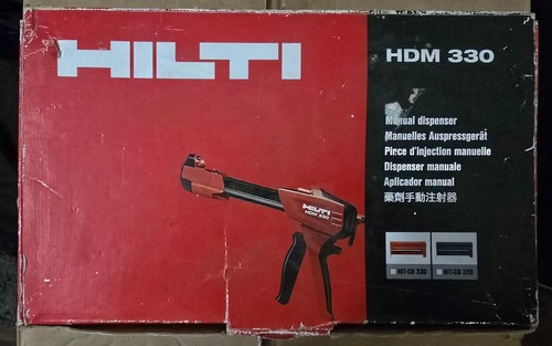 Hilti HDM 330 Manual Dispenser with red and black cartridges | eBay UK