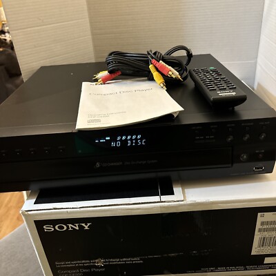 Sony CDP-CE500 5 Compact Disc Player CD Changer NEW OPEN BOX | eBay