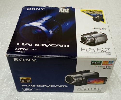 NEW Sony Handycam HDR-HC7 High Definition Mini DV, Flash Camcorder 1 Yr ...