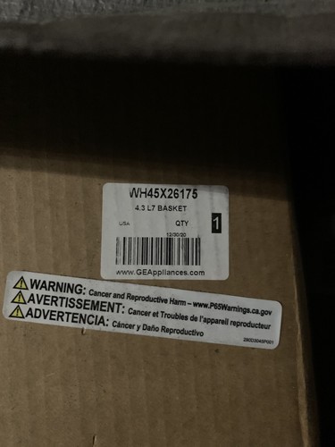 GE Washer Inner Tub WH45X26175 | eBay