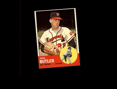 1963 Topps 201 Cecil Butler EX-MT #D945395 | eBay