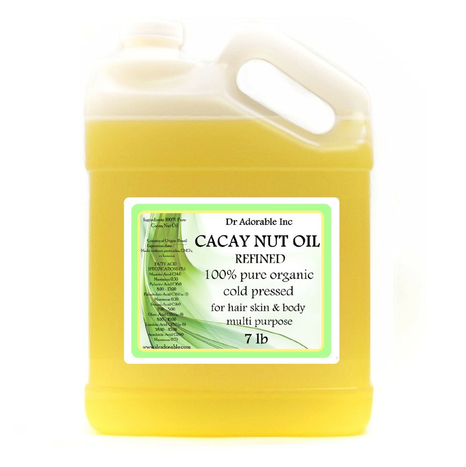 CACAY NUT OIL REFINED ORGANIC 100% PURE COLD PRESSED KAHAI OIL 1 oz up ...