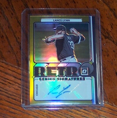 2021 PANINI OPTIC LANCE LYNN GOLD PRIZM RETRO AUTO 2/10 #RET-LL | eBay