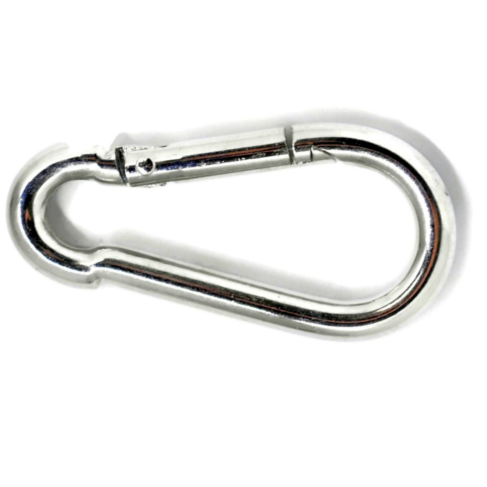 Carabiner Clip Snap Hook Spring Loaded Galvanised Carbine Carabina ...