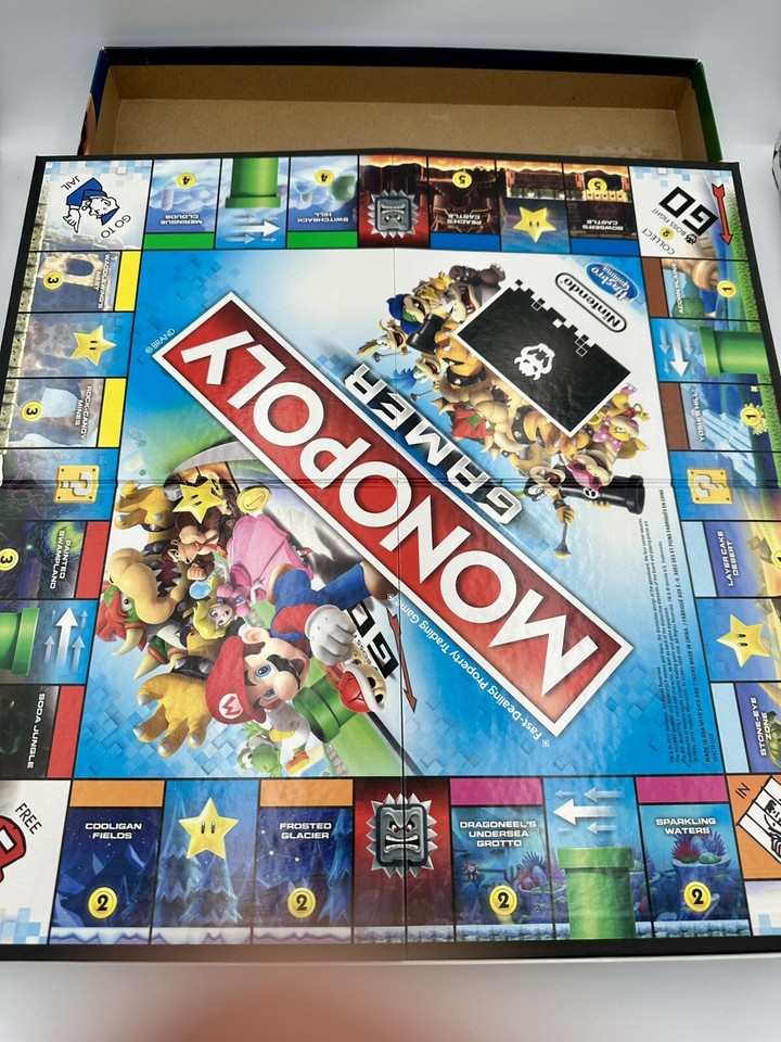 Mario Monopoly Gamer Nintendo Super Mario Bros Battle Edition Hasbro ...