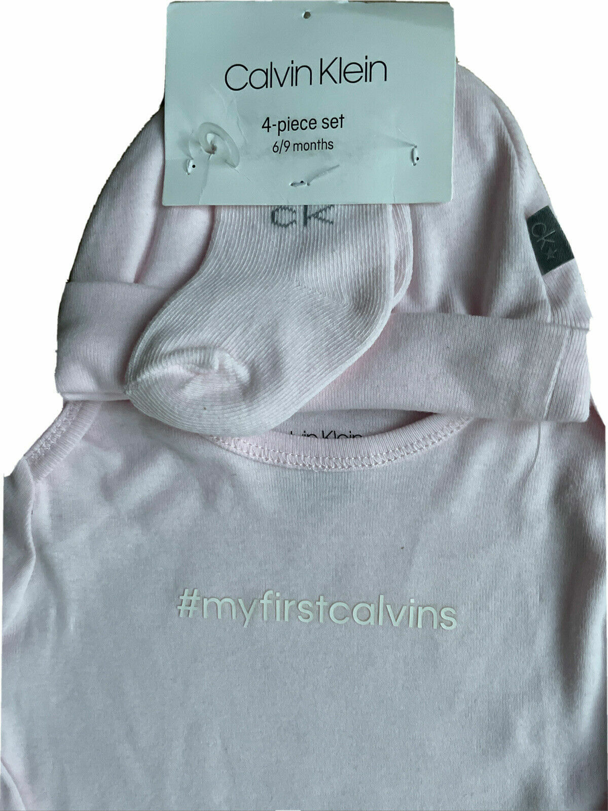 Calvin Klein Baby 4 Piece Gift Set; Girl 6-9M or Boy 3M #myfirstcalvins ...