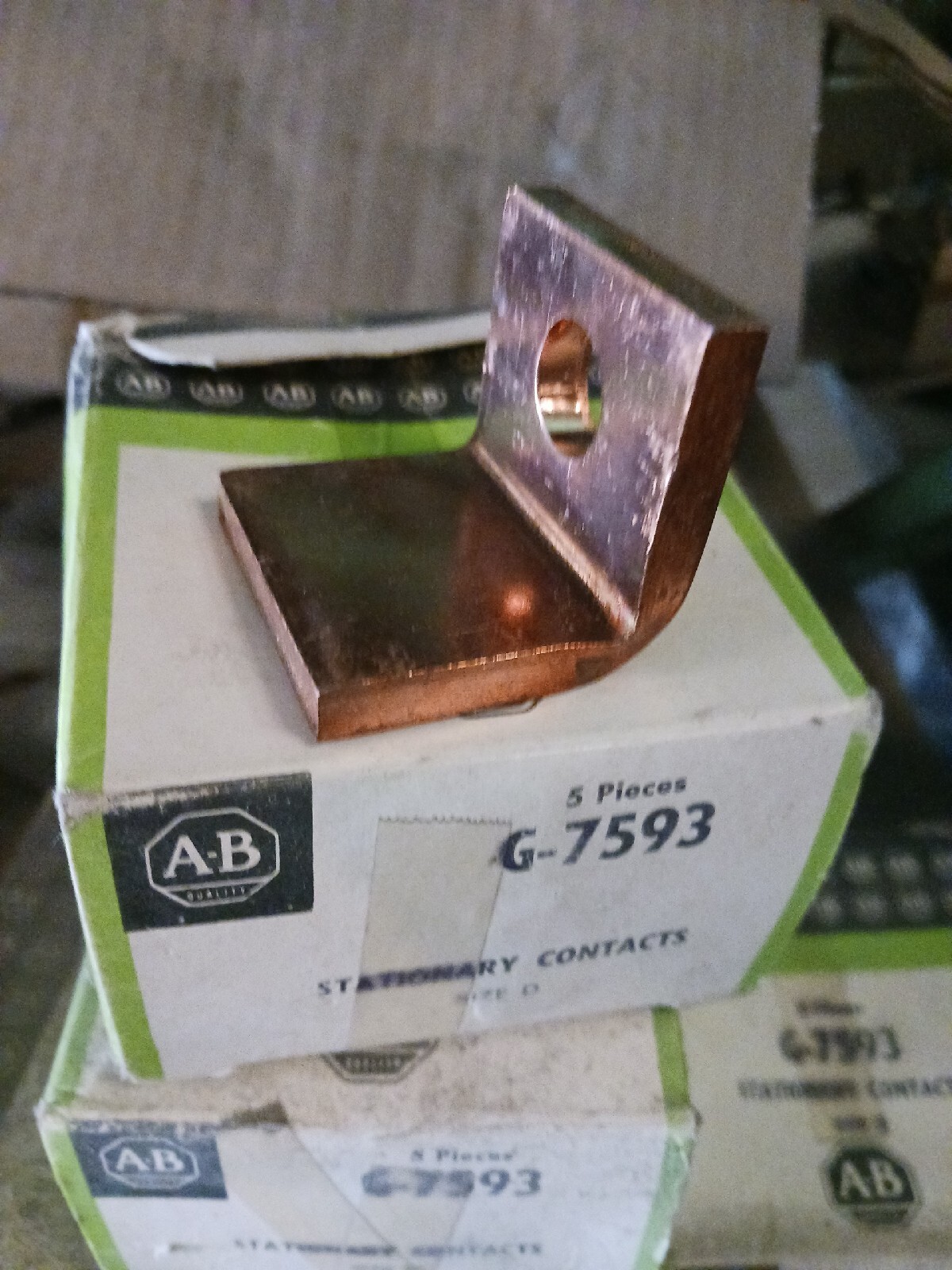 G-7593 G7593 Allen-Bradley Stationary Contacts 5 Pieces Box | eBay