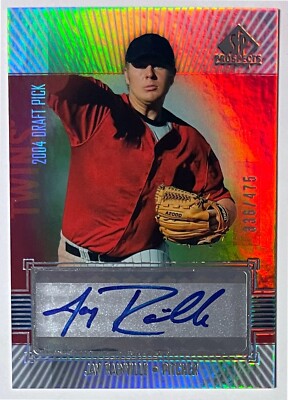 Jay Rainville signed 2004 SP Prospects Rookie Auto Card #318- /475 ...
