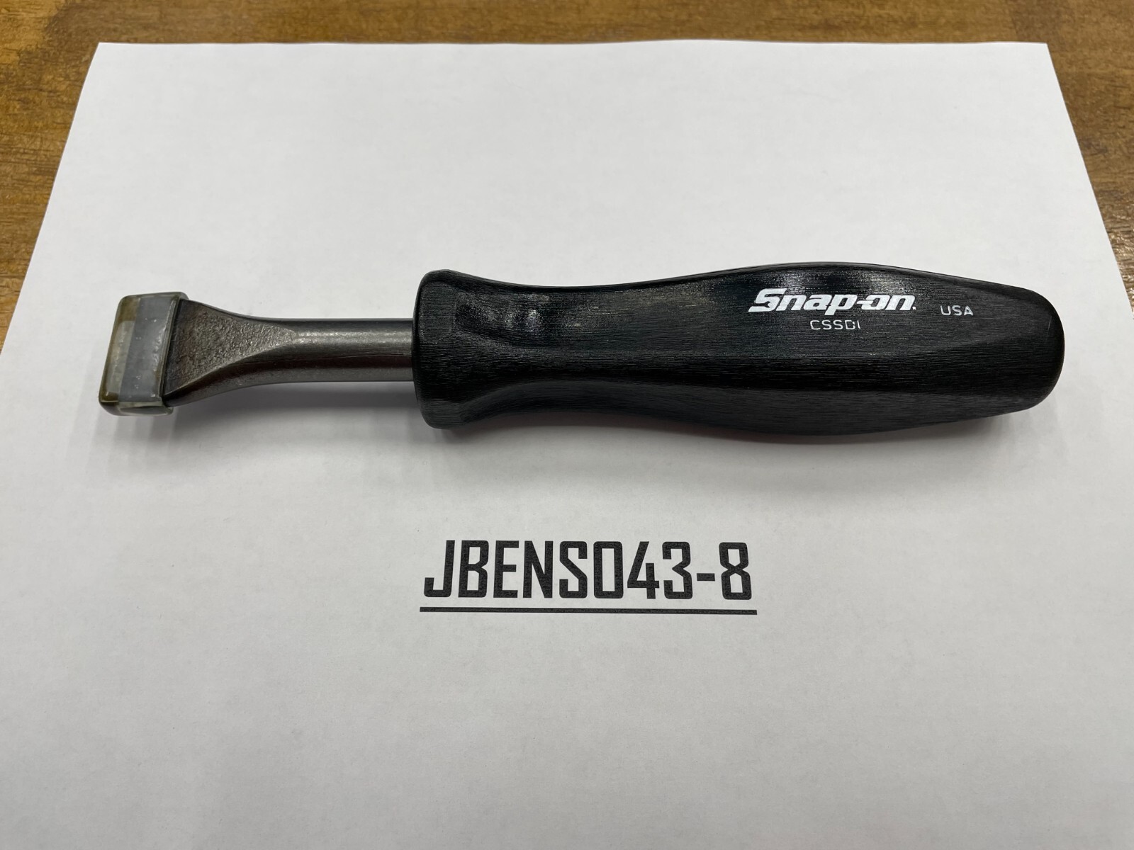 Snap-on Tools USA NEW BLACK Hard Grip 1" Heavy-Duty Carbide Scraper ...