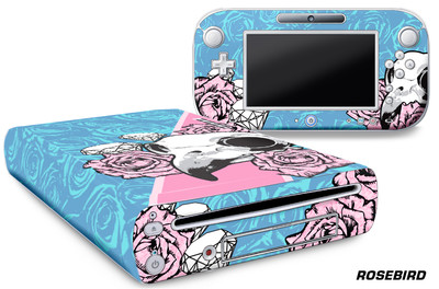 Skin Decal Wrap for Nintendo Wii U Gaming Console & Controller Sticker ...