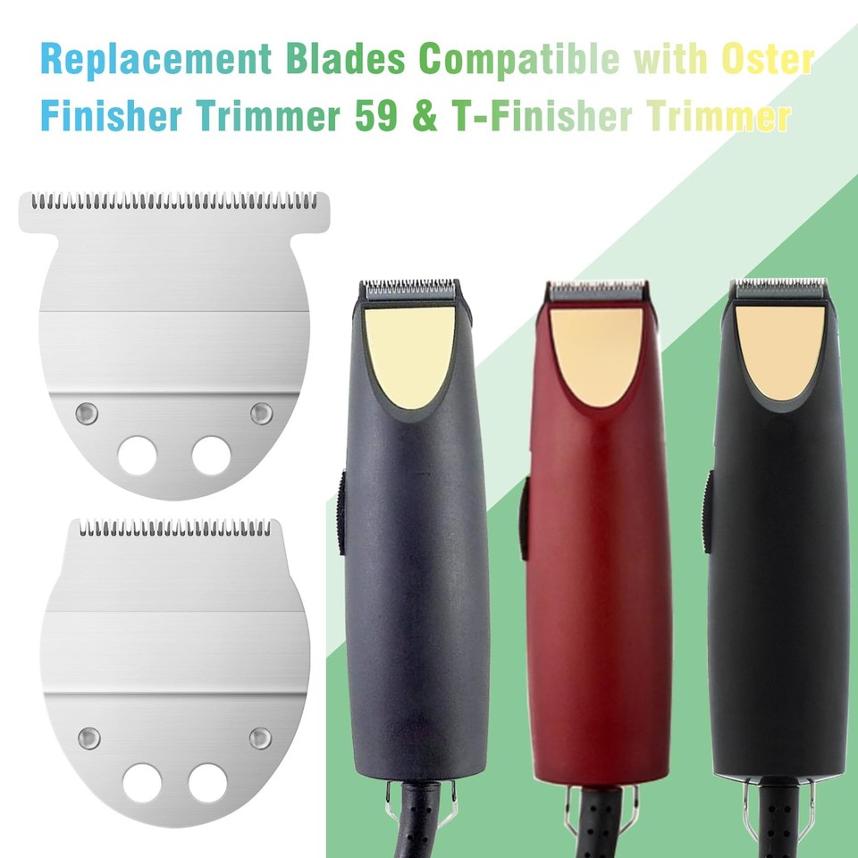 Wide T Blade & Narrow Blade Kit Compatible with oster Finisher Trimmer ...